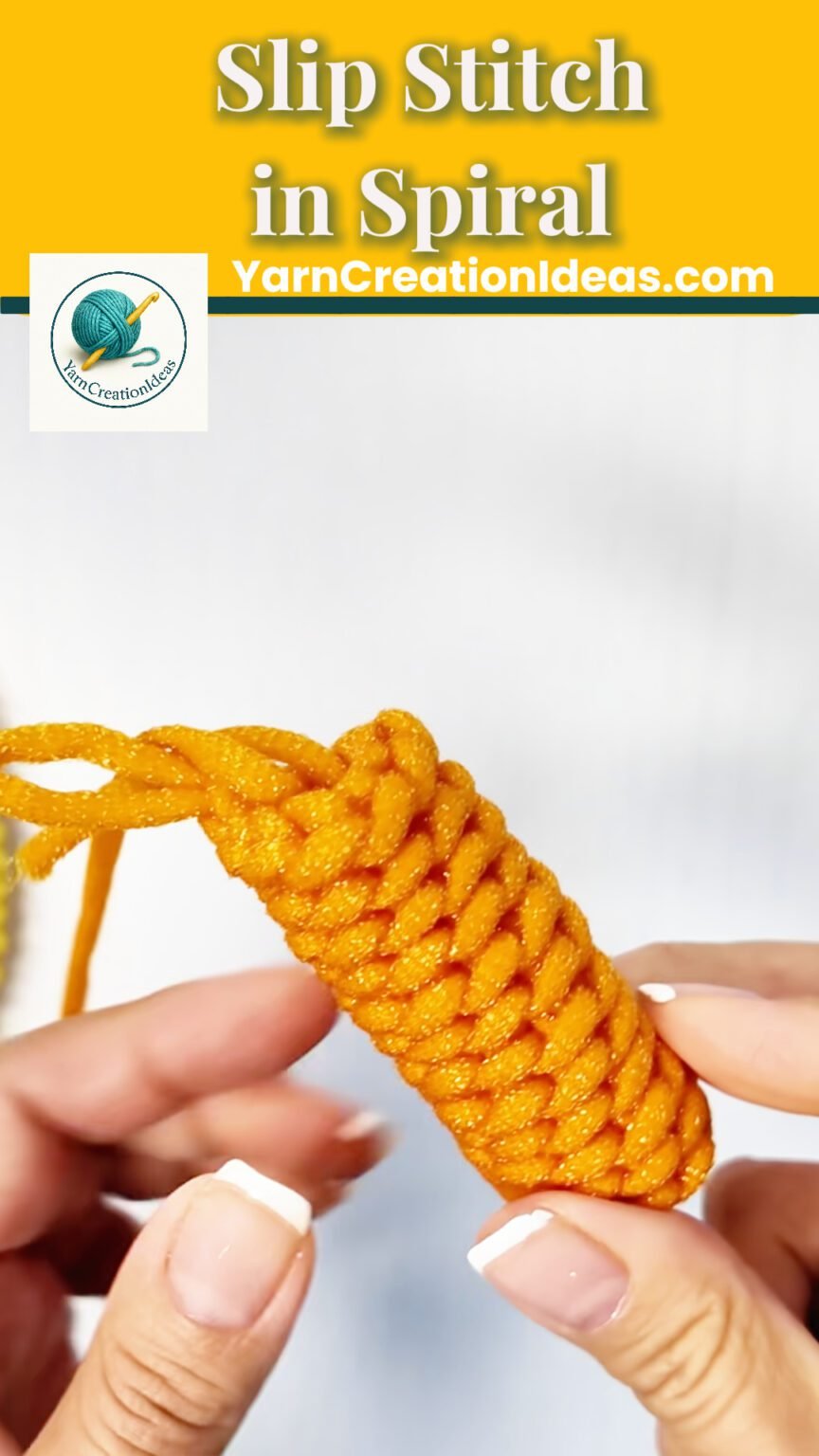 Crochet Spiral Rope Tutorial – Easy Slip Stitch Handle (Free Pattern)